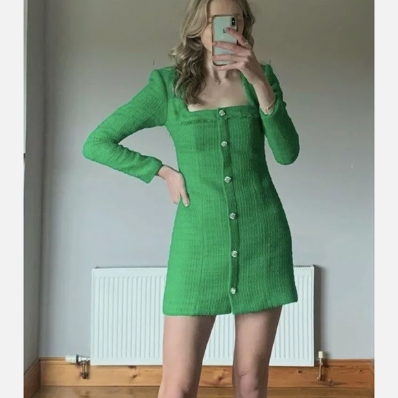 Zara | Dresses | Zara Textured Weave Dress | Poshmark